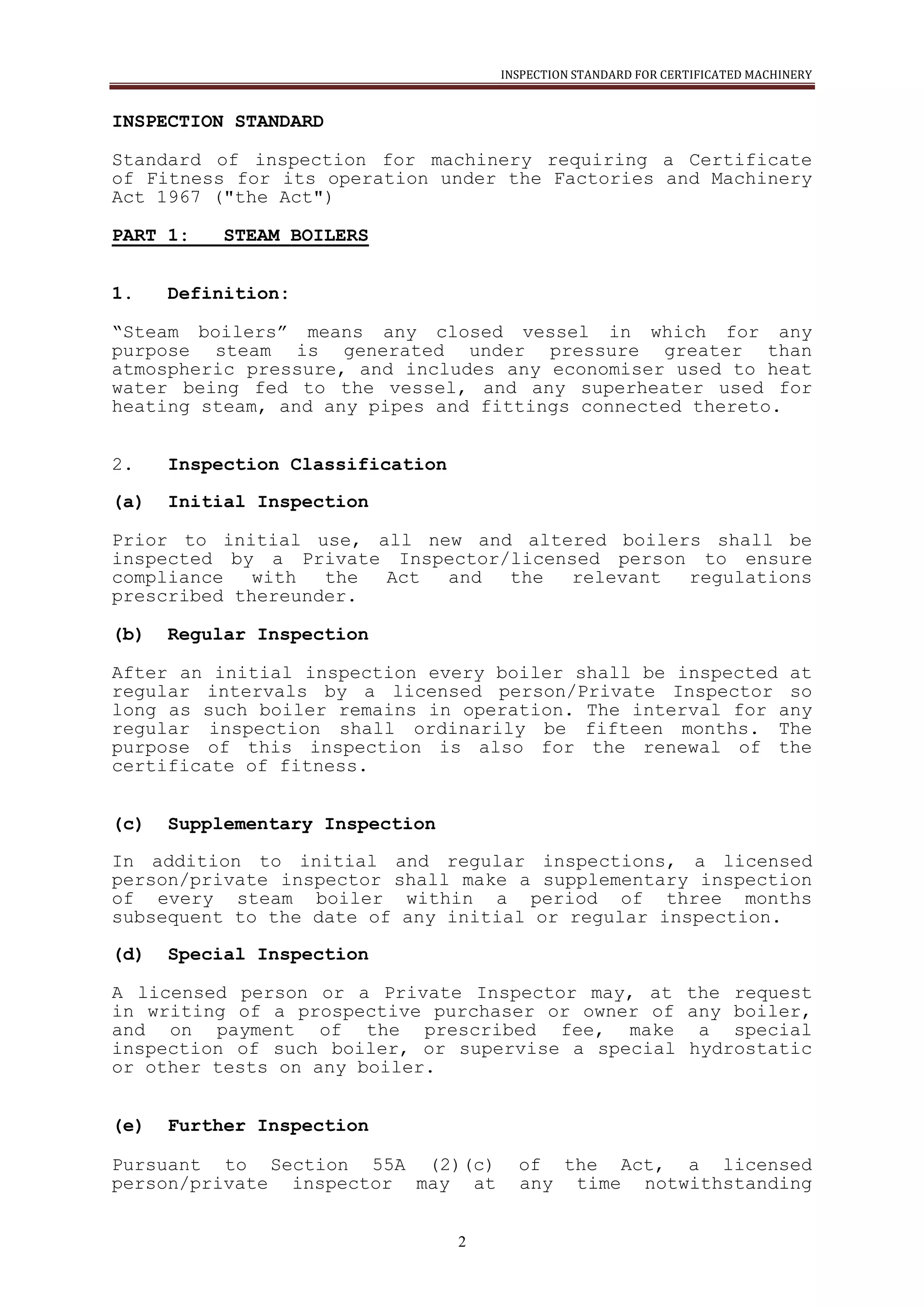 Standard Inspection Method | PDF