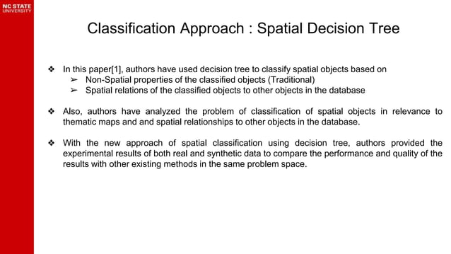 Two-step Classification method for Spatial Decision Tree | PPT | Free ...