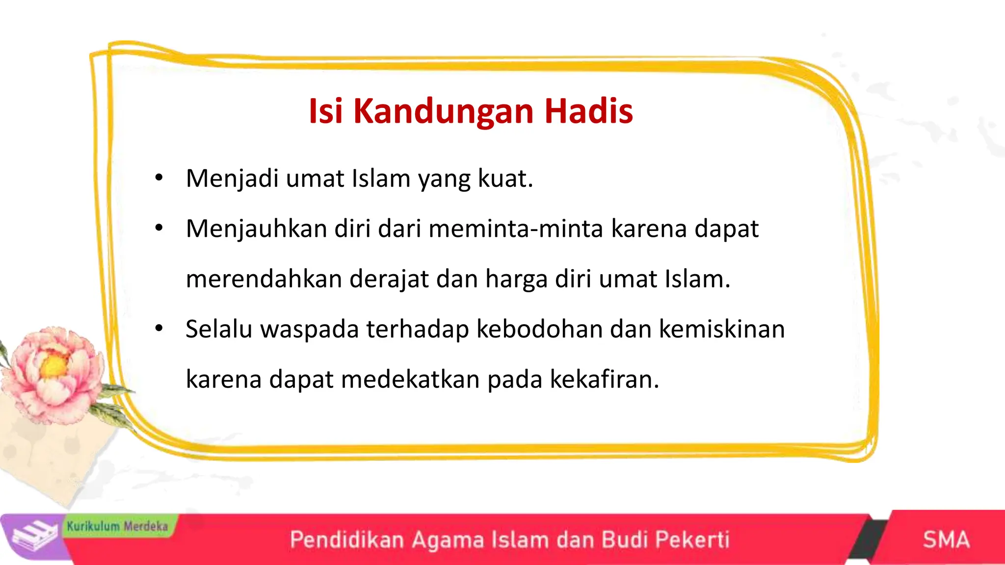 materi PAI kelas X Tentang Kompetisi dalam kebaikan dan Etos Kerja | PPTX