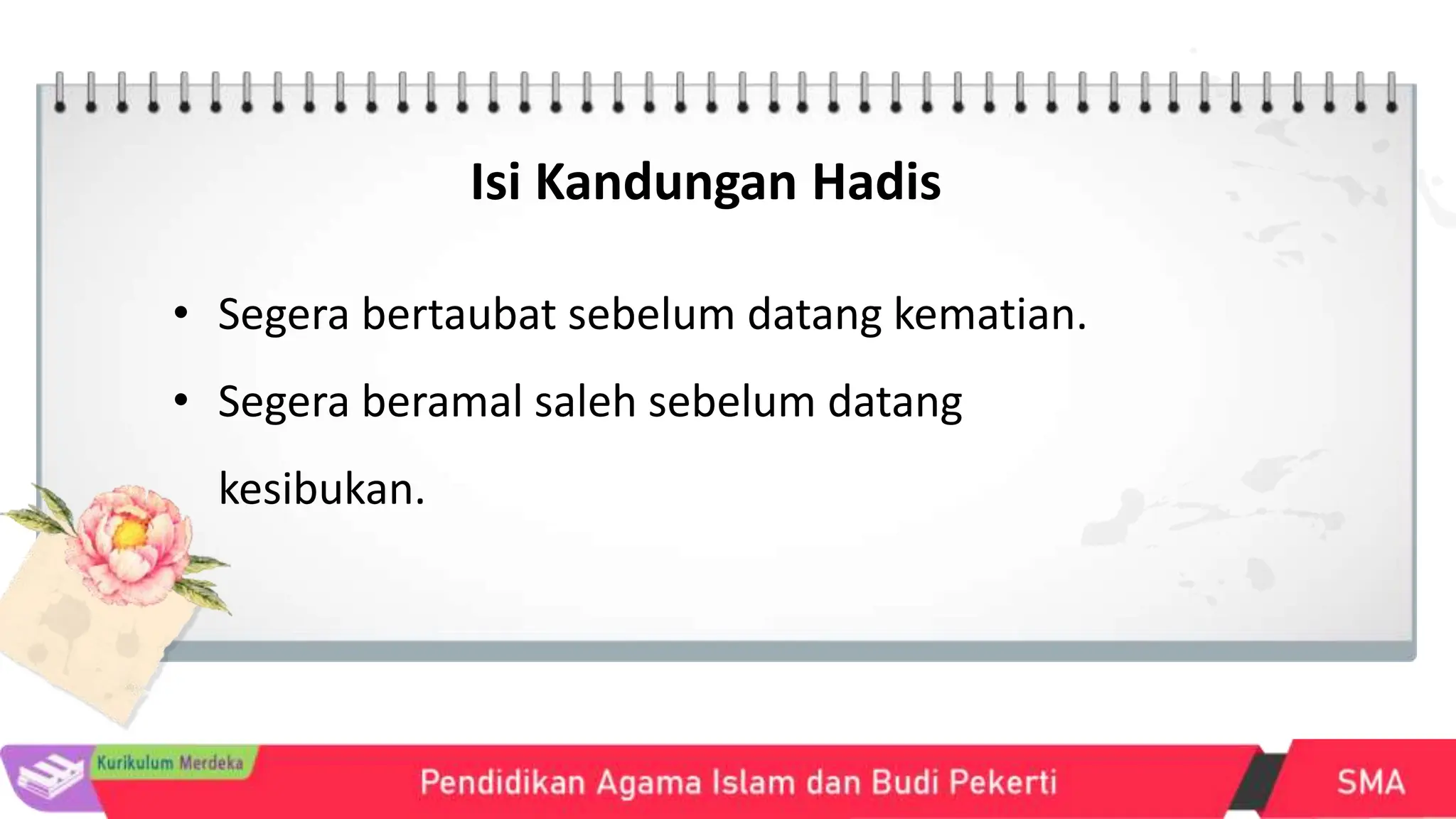materi PAI kelas X Tentang Kompetisi dalam kebaikan dan Etos Kerja | PPTX