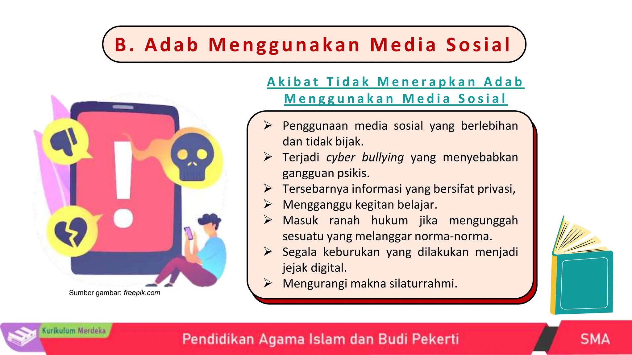 PAI SMA kls XI Bab 8 Adab Menggunakan Media Sosial dalam Islam .pptx