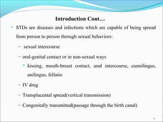 Sexually Transmitted Diseases and Pelvic Inflammatry diseases | PPT