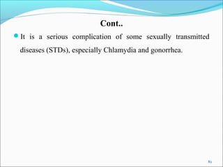 Sexually Transmitted Diseases and Pelvic Inflammatry diseases | PPT