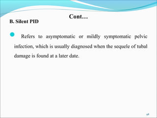 Sexually Transmitted Diseases and Pelvic Inflammatry diseases | PPT