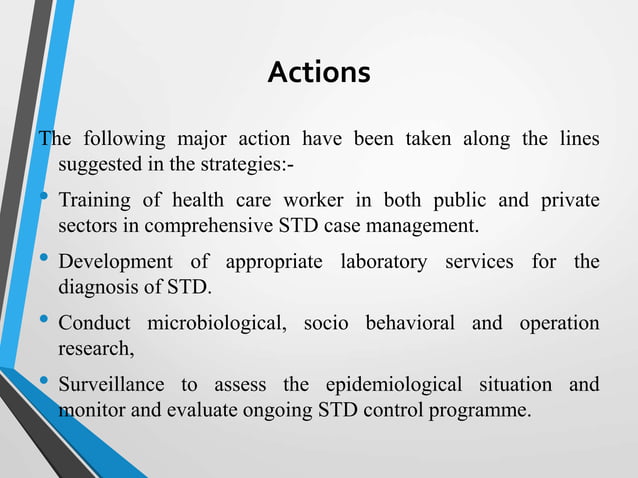 STD program.pptx | Sexual Conditions | Sexual Health