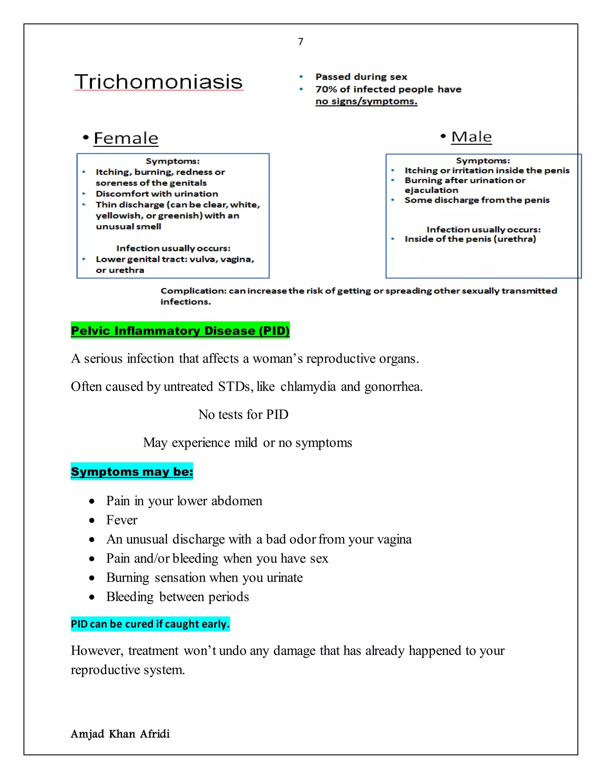 Sexually Transmitted Diseases | DOCX