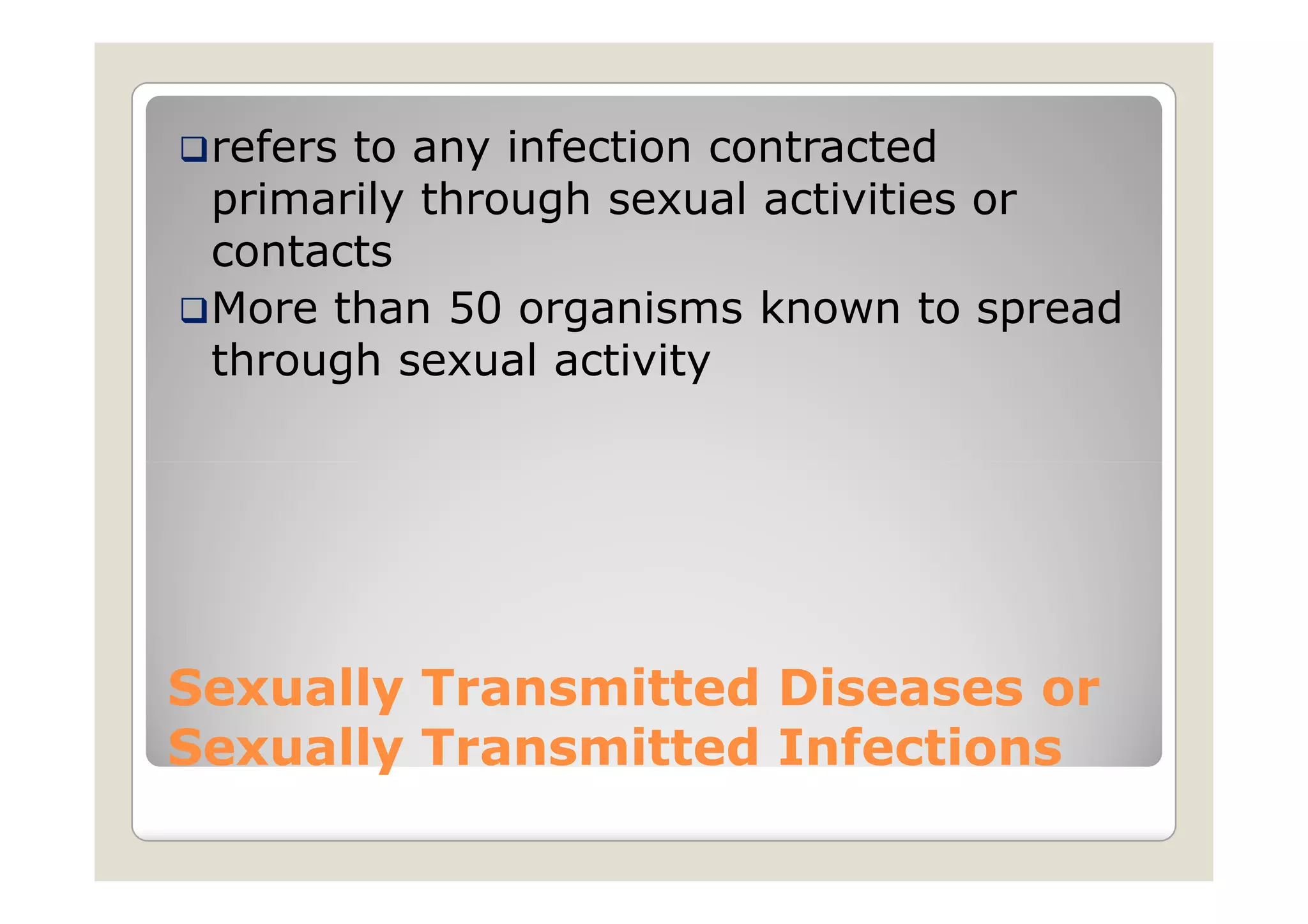 Sexually transmitted infections: Prevention | PDF