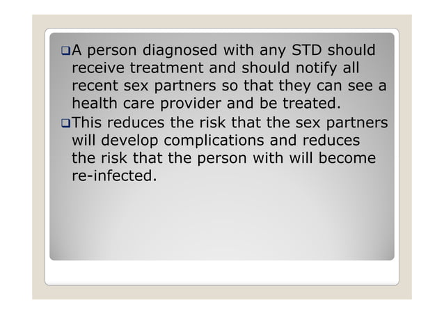 Sexually transmitted infections: Prevention | PDF