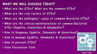 Sexually Transmitted Diseases (STDs): Bacterial STDs | PDF
