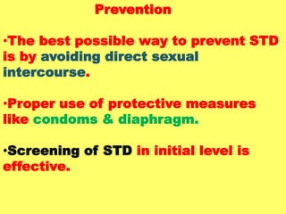 Std (sexually transmitted diseases) | PPTX
