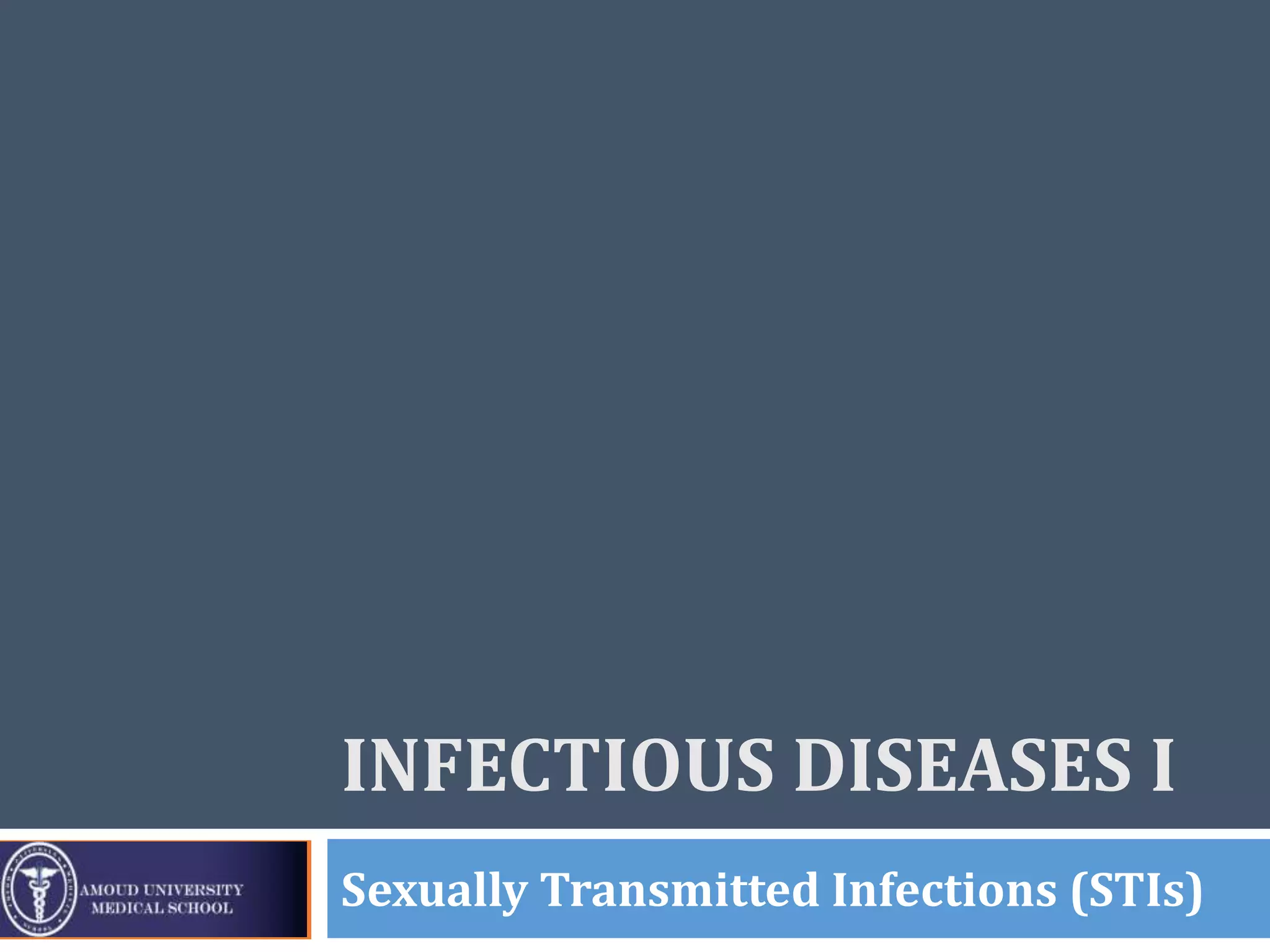 Sexually transmitted diseases presentation | PPTX