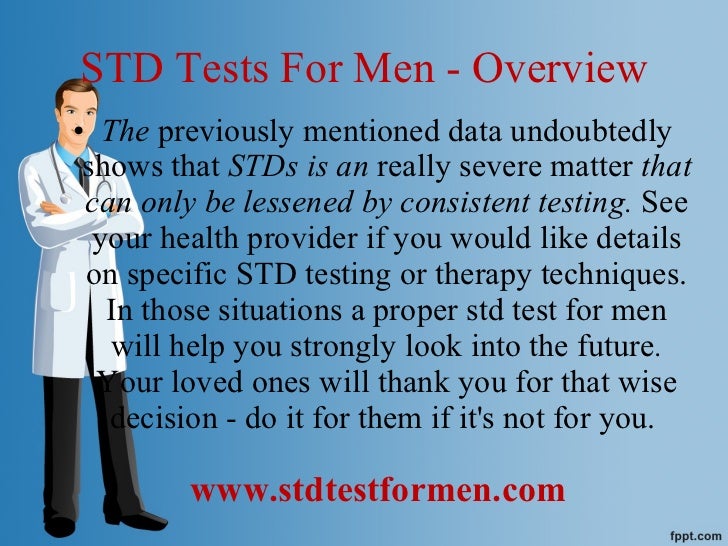 Std Test For Men