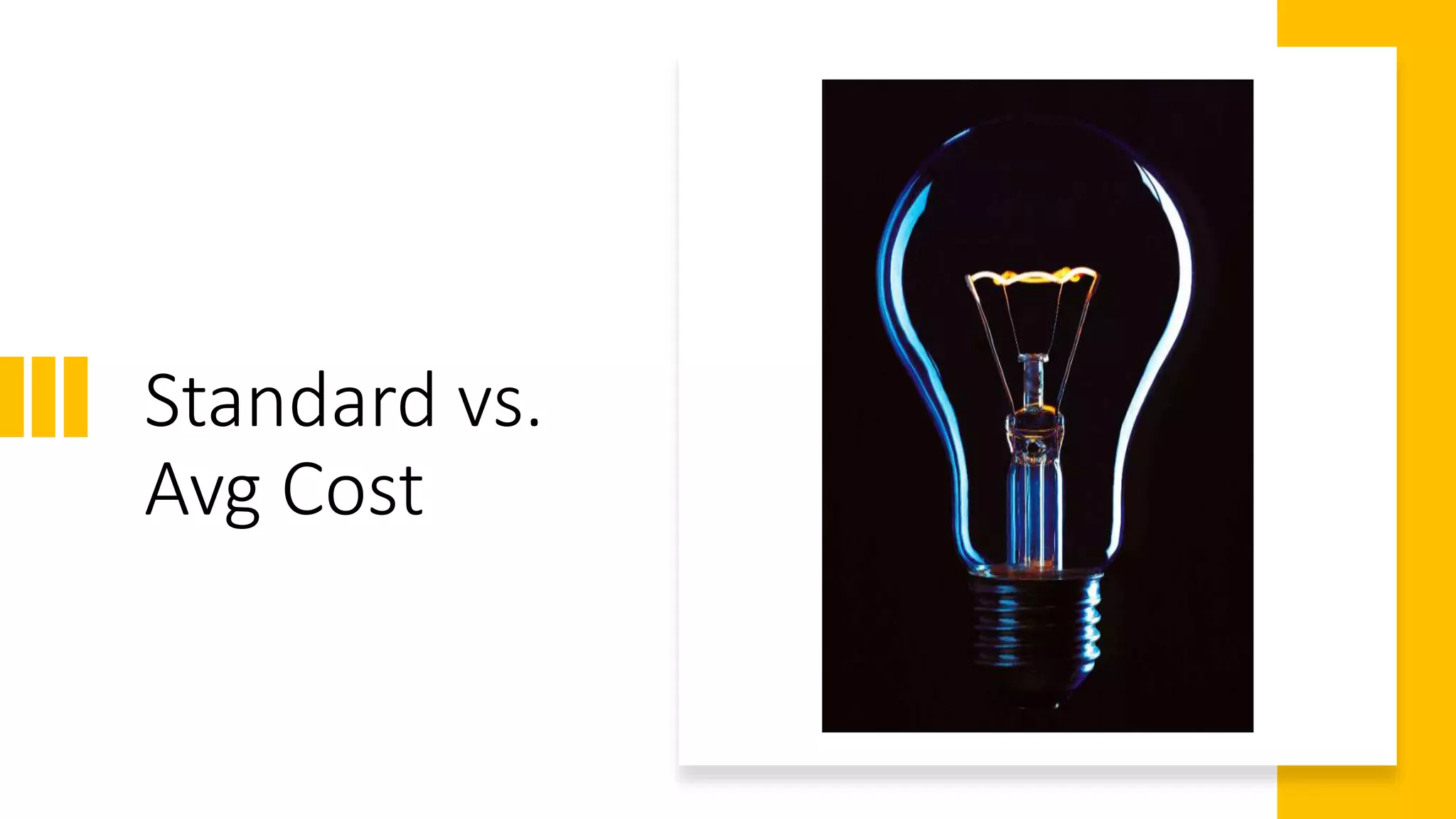 Std vs average cost | PPTX