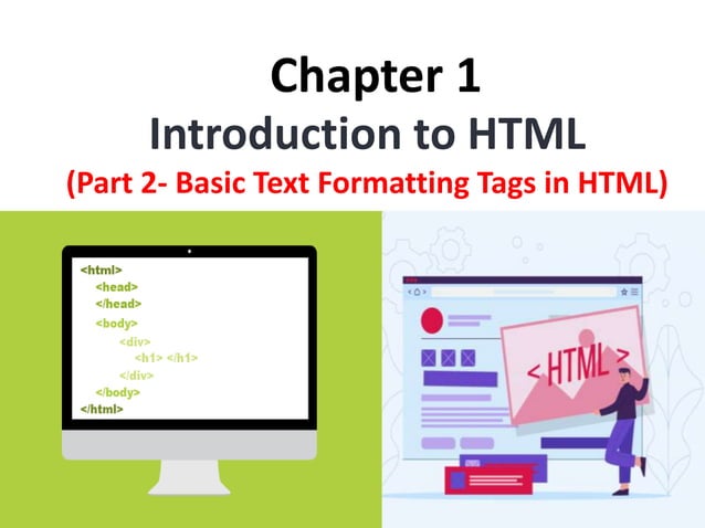 Std 10 Computer Chapter 1 Basic Formatting Tag in HTML (Part 2) | PPT