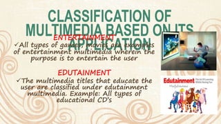 Std 11 Computer Chapter 1 Introduction to Multimedia (Part3) | PPT