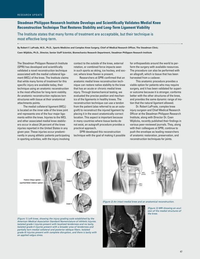 Snapping Scapula Syndrome | Medial Knee Reconstruction | Hip ...