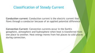 Steady current | PPTX