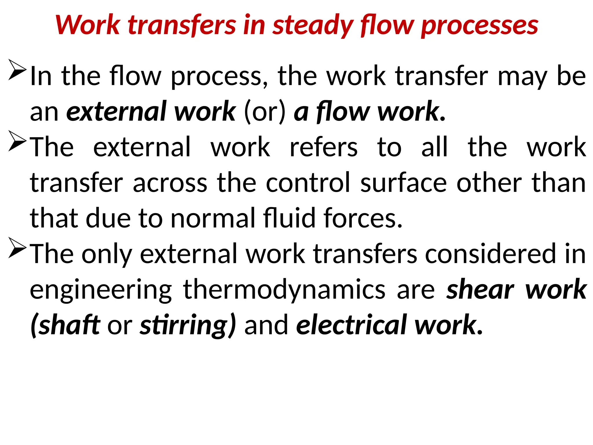 steady flow process of first law of thermodynamics.pptx | Chemistry ...