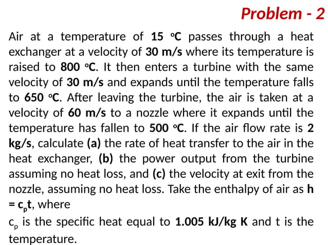 steady flow process of first law of thermodynamics.pptx | Chemistry ...