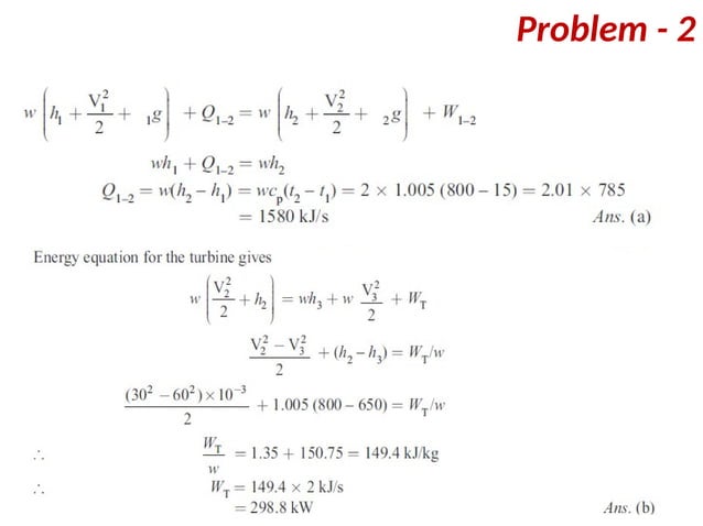 steady flow process of first law of thermodynamics.pptx | Chemistry ...