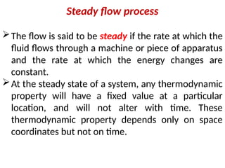 steady flow process of first law of thermodynamics.pptx | Chemistry ...