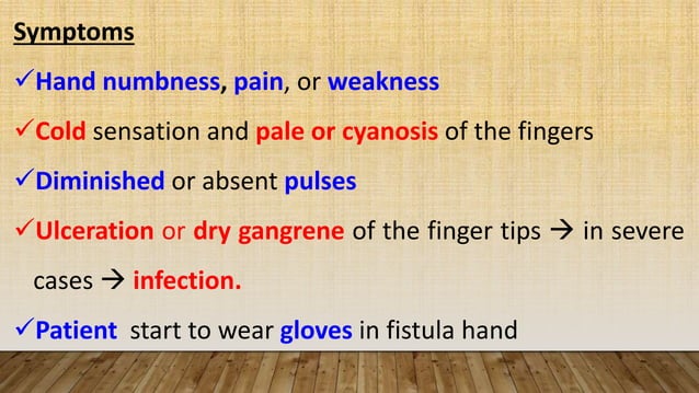 STEAL SYNDROME.pptx | Brain and Nervous System Disorders | Diseases and ...