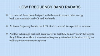 Stealth aircraft and anti stealth technology | PPTX