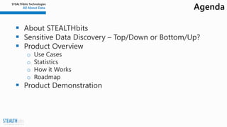 STEALTHbits Sensitive Data Discovery Solutions | PPT