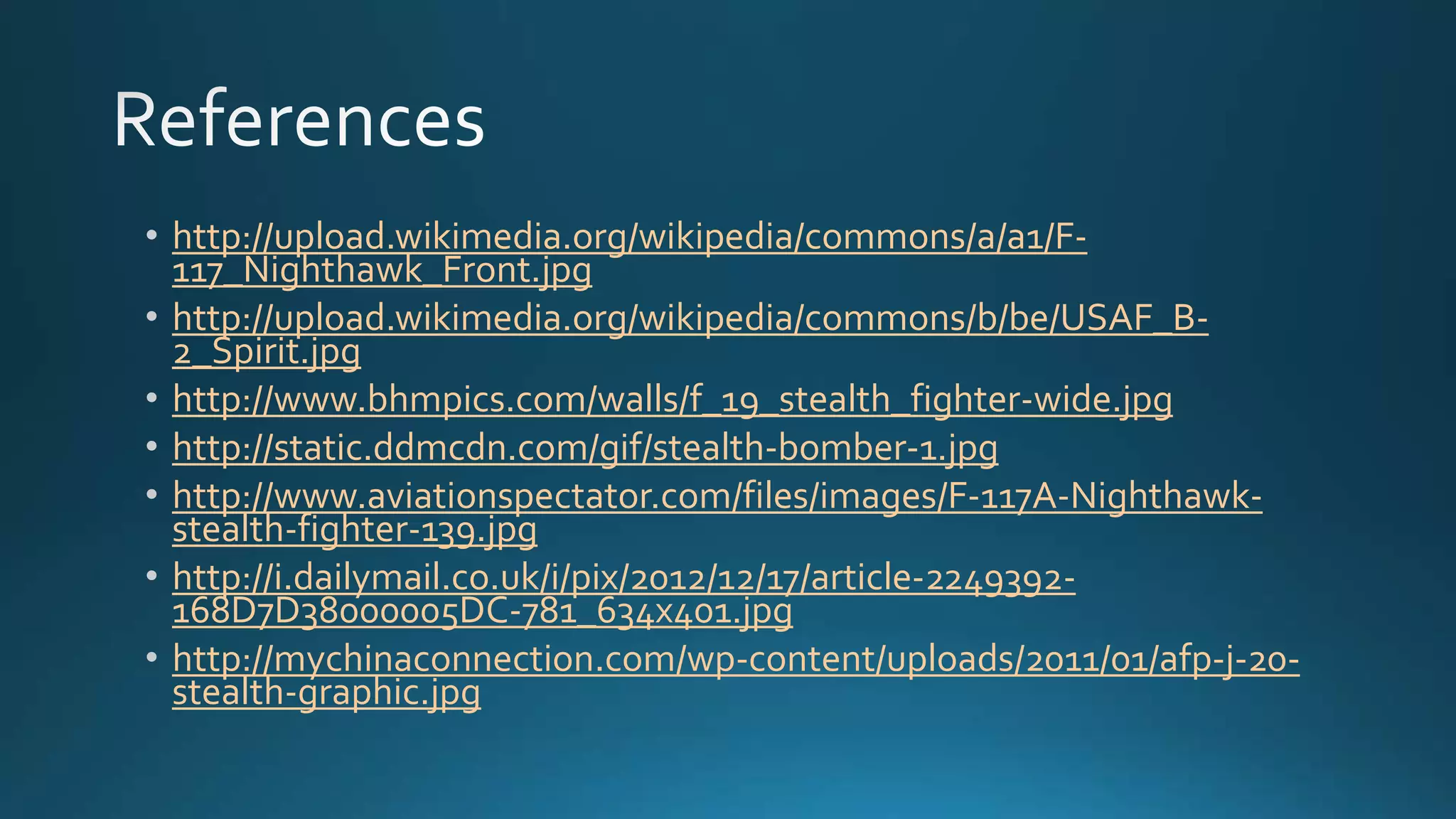 Stealth fighters | PPTX