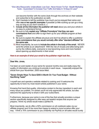 Stealth marketing tactic | PDF