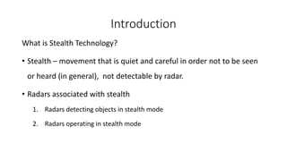 Stealth Radar | PPTX