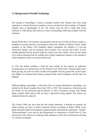 Stealth Technology in Naval Warfare Report | PDF