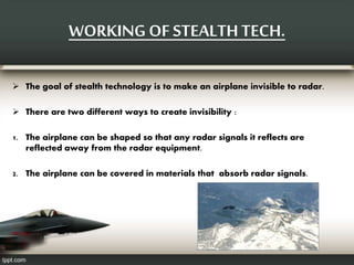 Stealth technology | PPTX