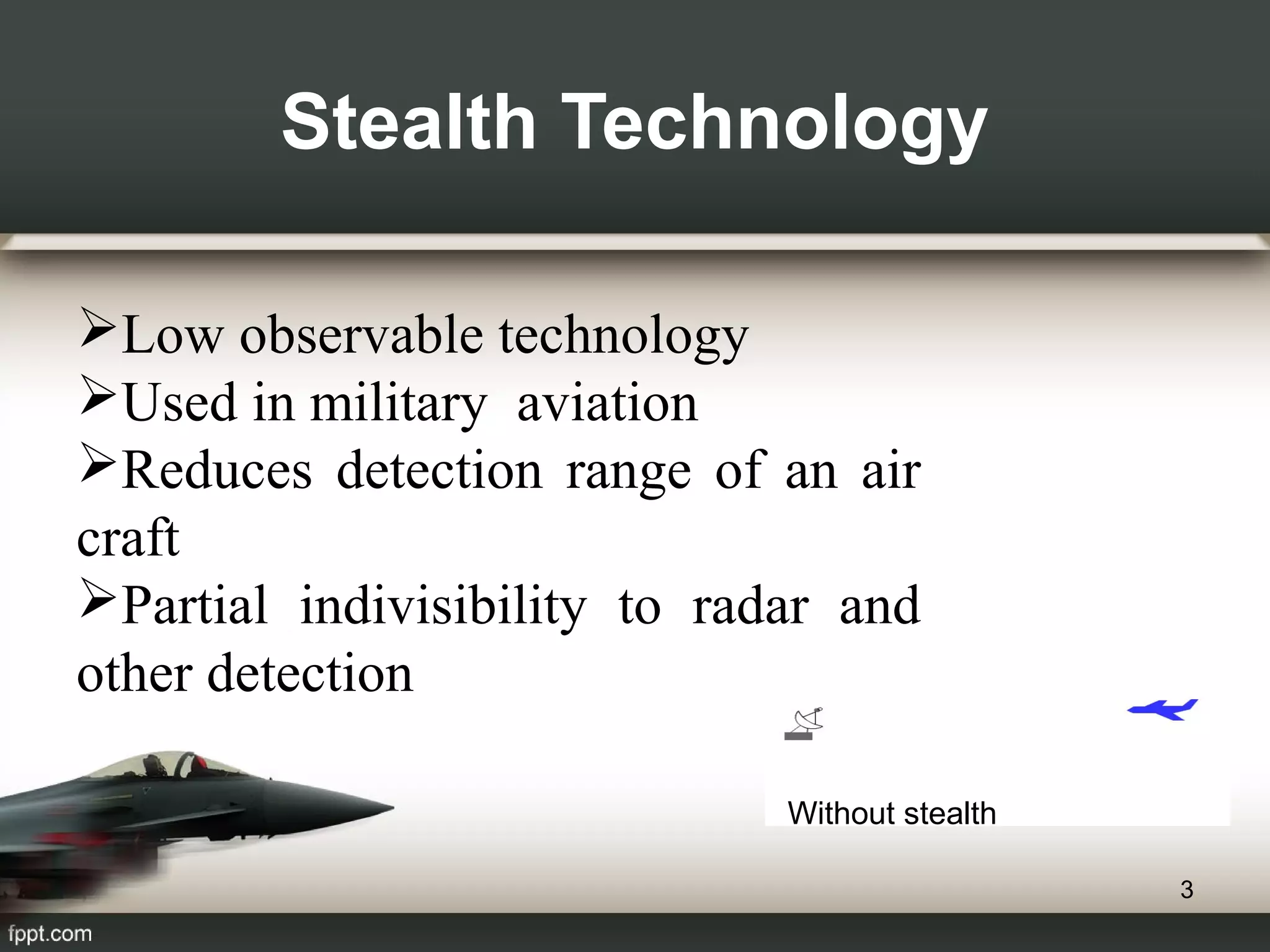 Role of Composites in Stealth Technology | PPT