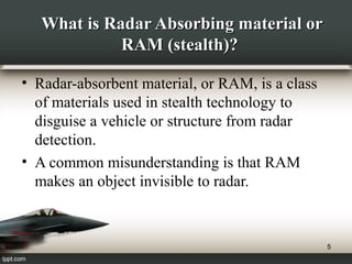 Role of Composites in Stealth Technology | PPT