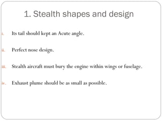 Stealth technology | PPT | Auto Safety Technologies | Auto Technology