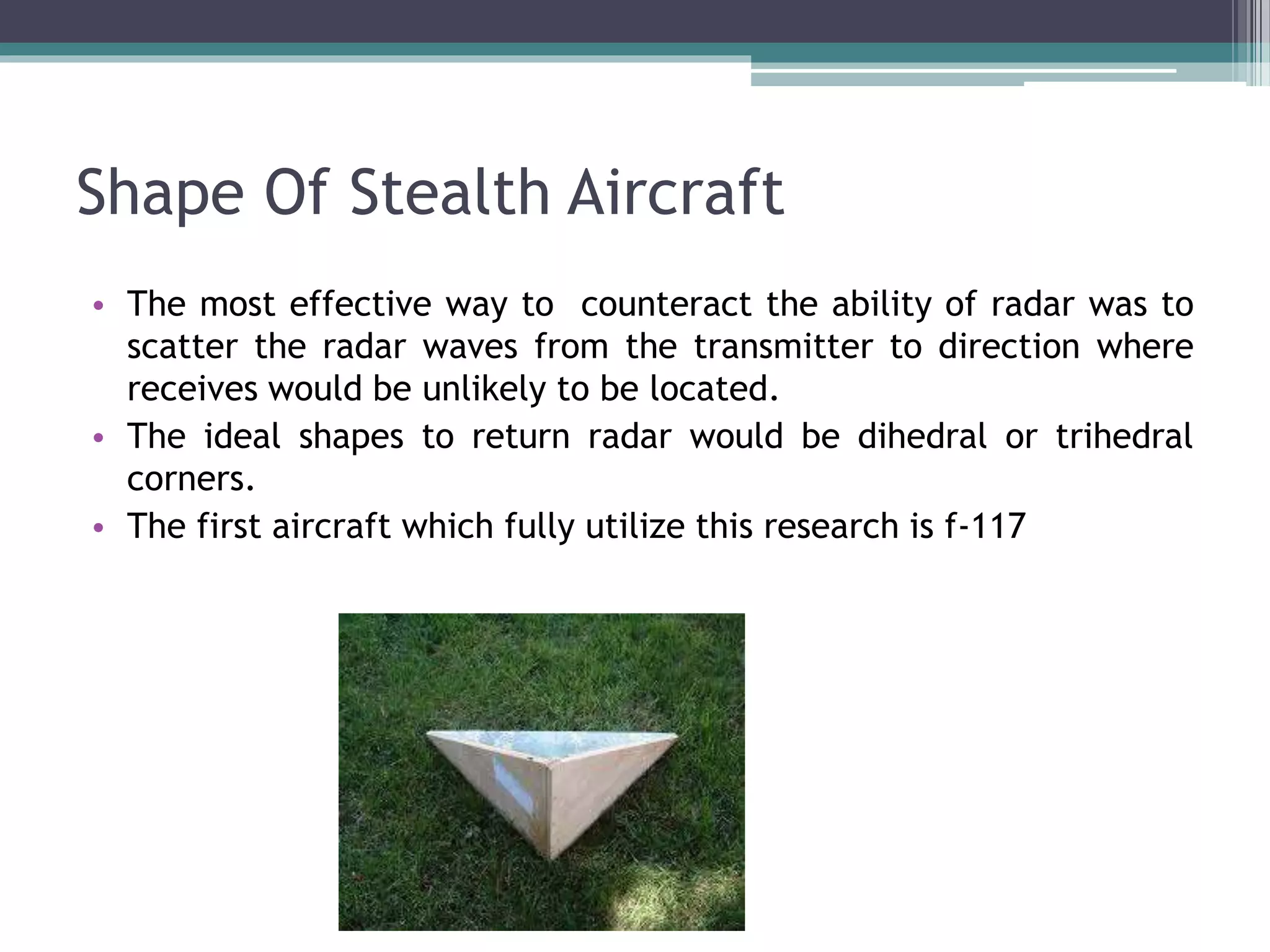 Stealth technology | PPTX