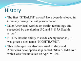 Stealth technology | PPTX