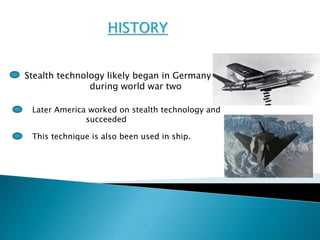 Stealth technology | PPTX