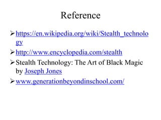 Stealth technology | PPTX