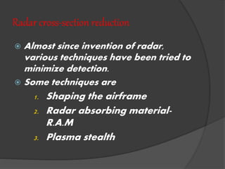 Stealth technology | PPTX | Physics | Science
