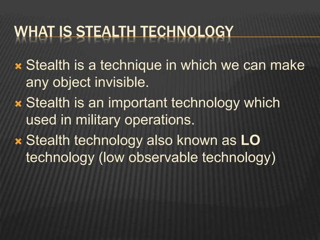 Stealth Technology.pptx
