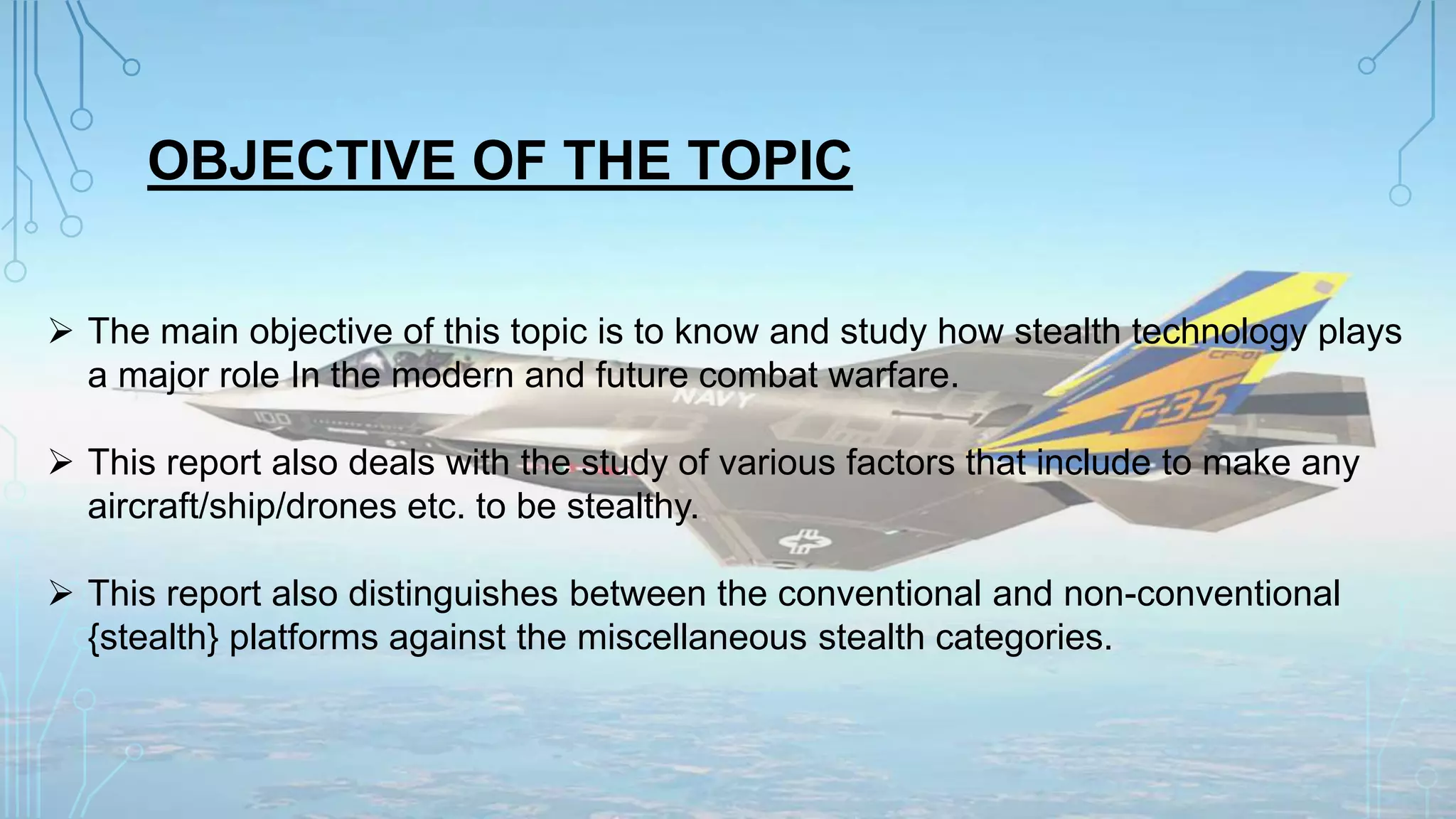 Stealth technology original | PPTX