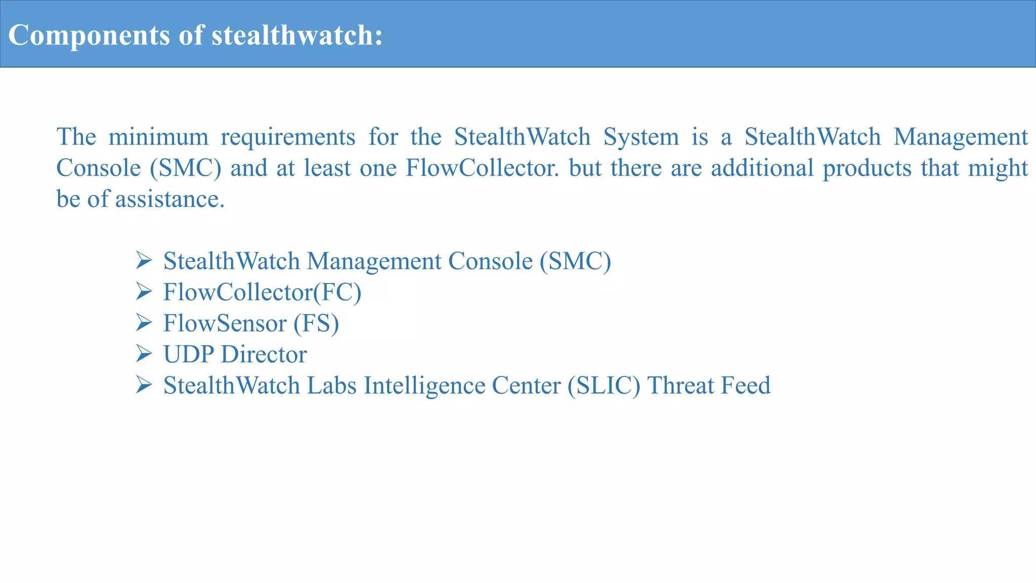 Cisco Stealtwatch | PPTX
