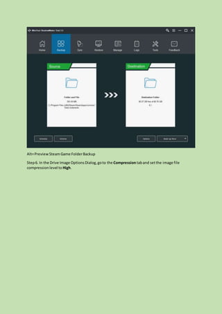 Steam backup-game-files | DOCX | Operating Systems | Computer Software and Applications