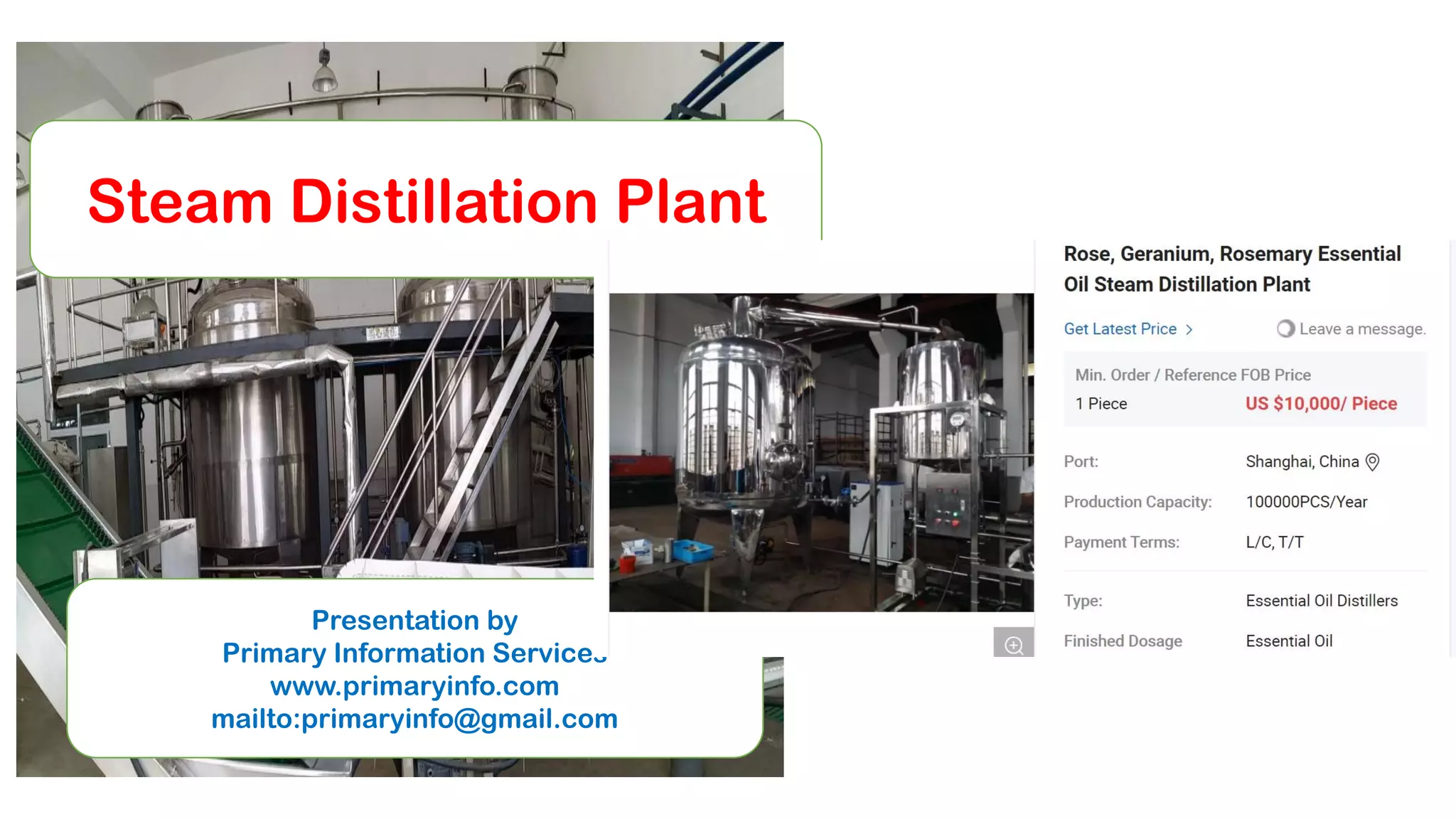Steam distillation-plant | PDF