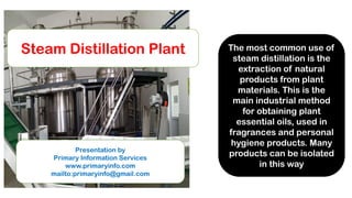Steam distillation-plant | PDF