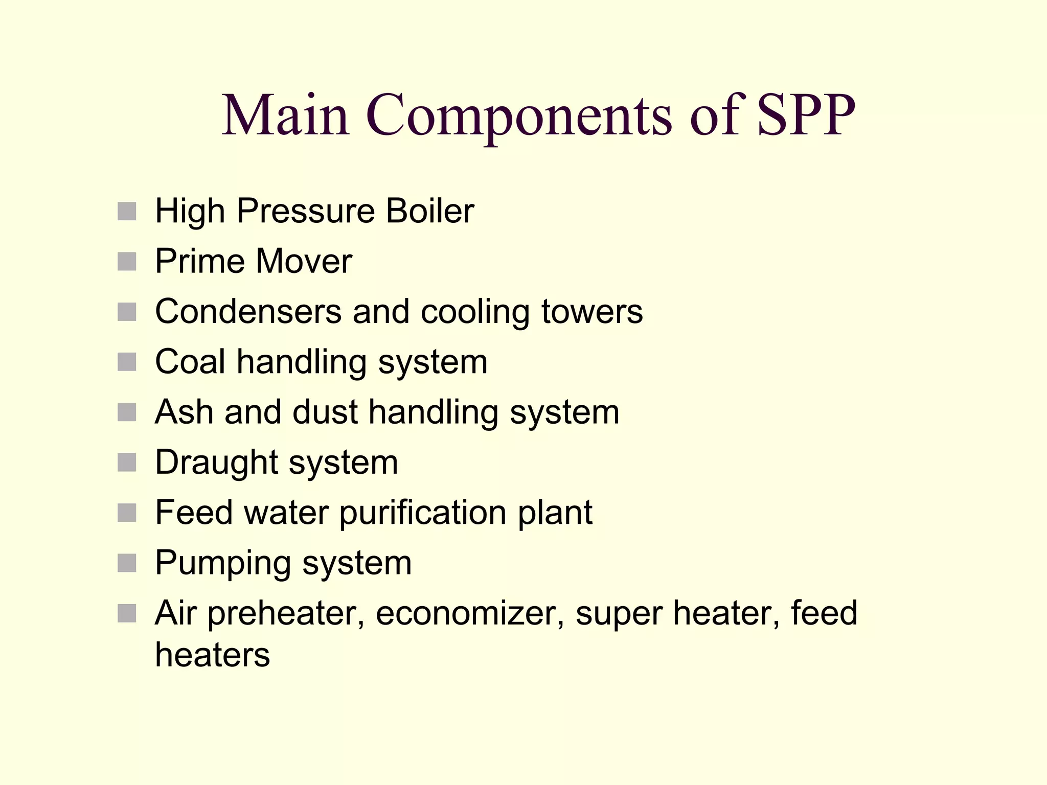 Steam Power Plant | PPT