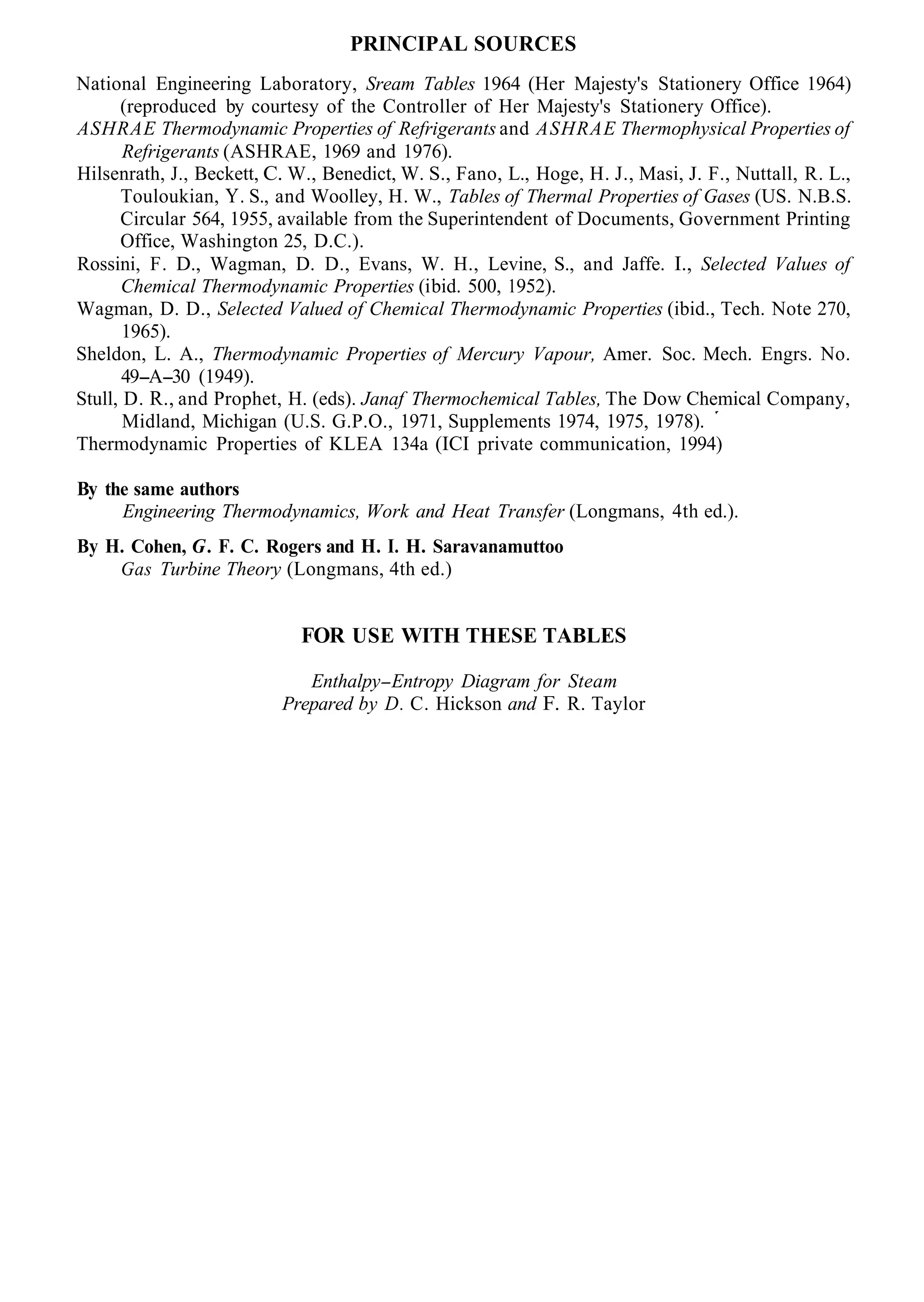 Steam tables | PDF