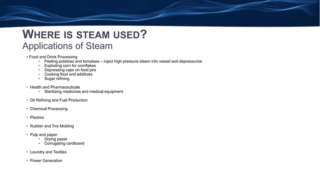 Steam 101_Applications_Principles-Technical | PPT